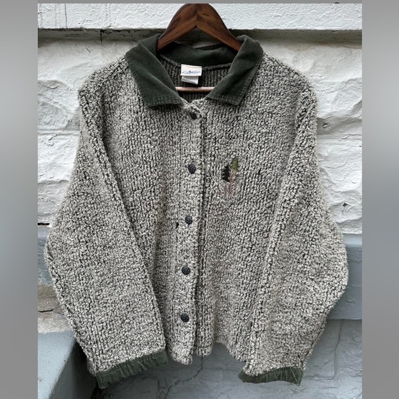 Jackets & Coats | Vintage Teddy Bear Forest Trees Jacket | Poshmark